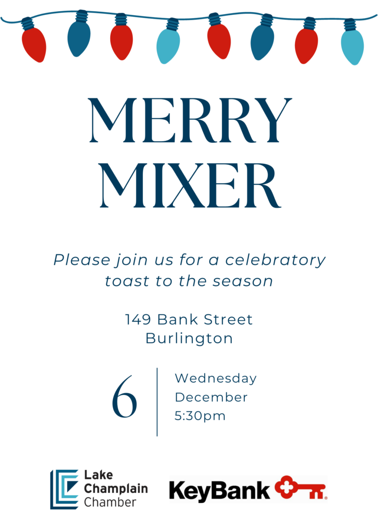 LCC & KeyBank Merry Mixer - Lake Champlain Chamber