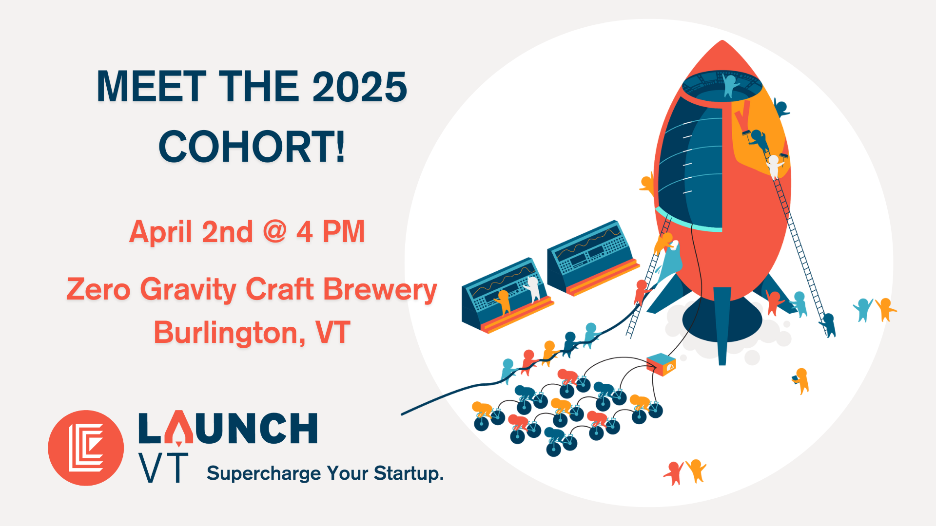 LaunchVT 2025 Cohort Reveal Mixer - Lake Champlain Chamber
